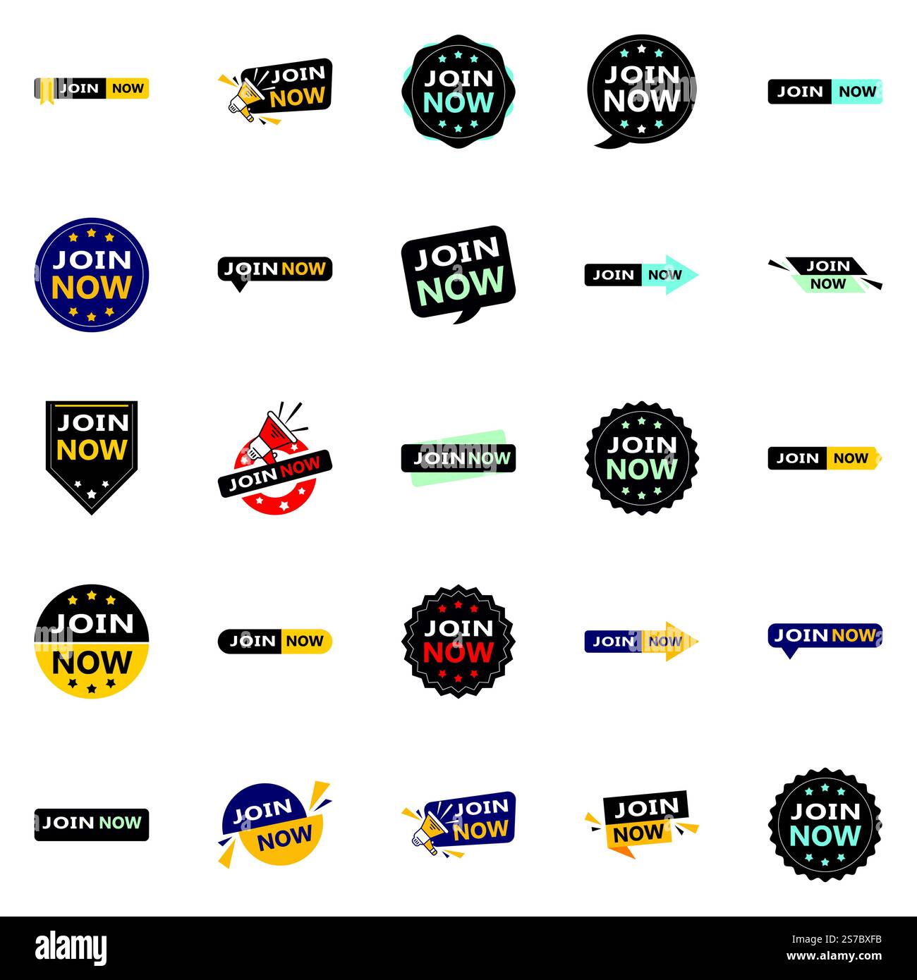 Join Now 25 Eye catching Typographic Banners for promoting membership ...