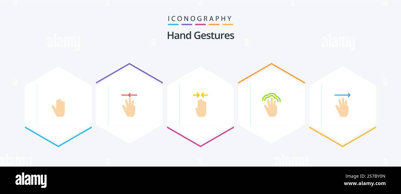 Hand Gestures 25 Flat icon pack including multiple touch. hand. left ...