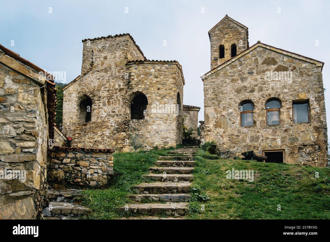 Ancient Nekresi Monastery in Kakheti, Georgia. A historic stone complex ...