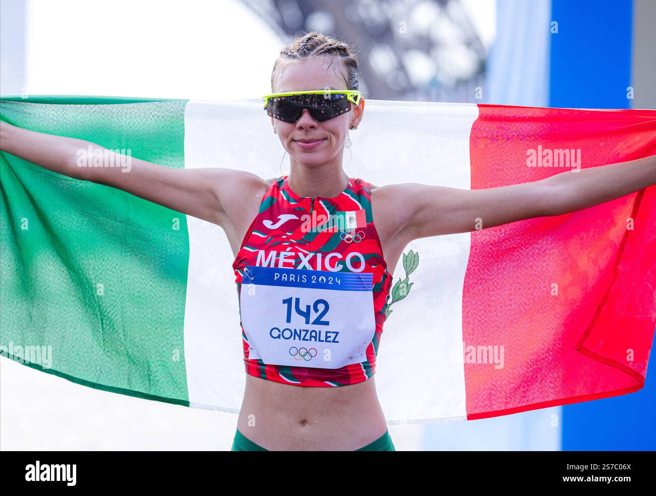 Alegna González participating in the 20 Kilometer Race Walk at the ...