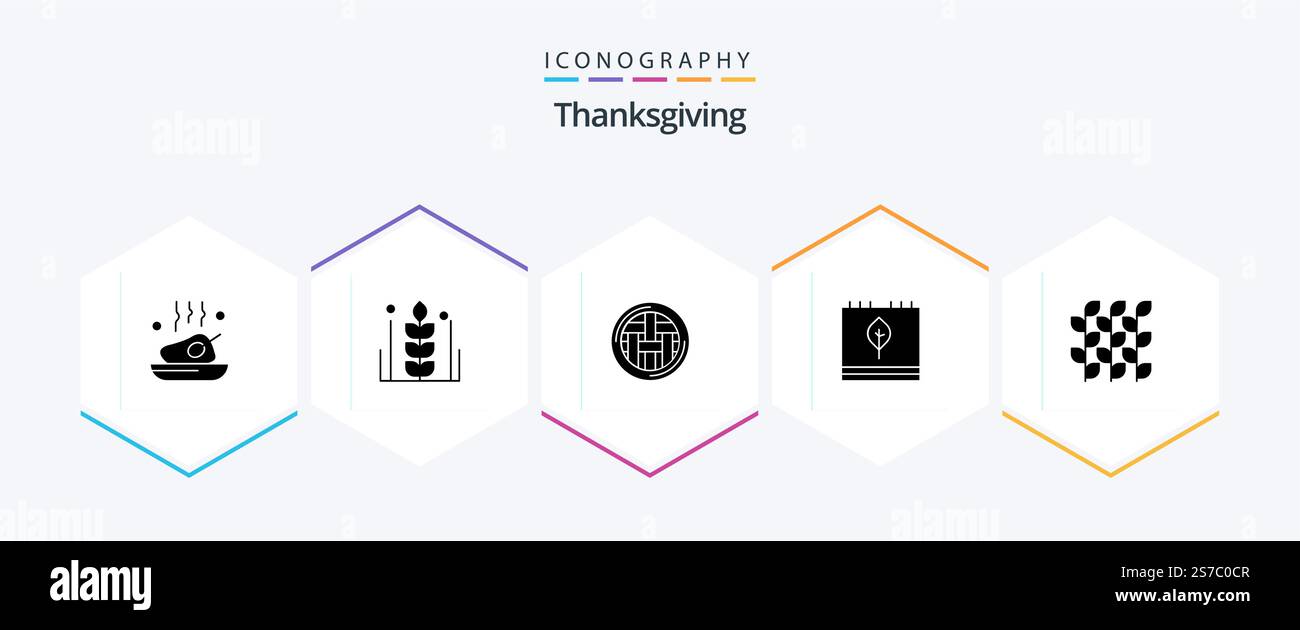 Thanksgiving 25 Glyph icon pack including fall. autumn. thanksgiving ...