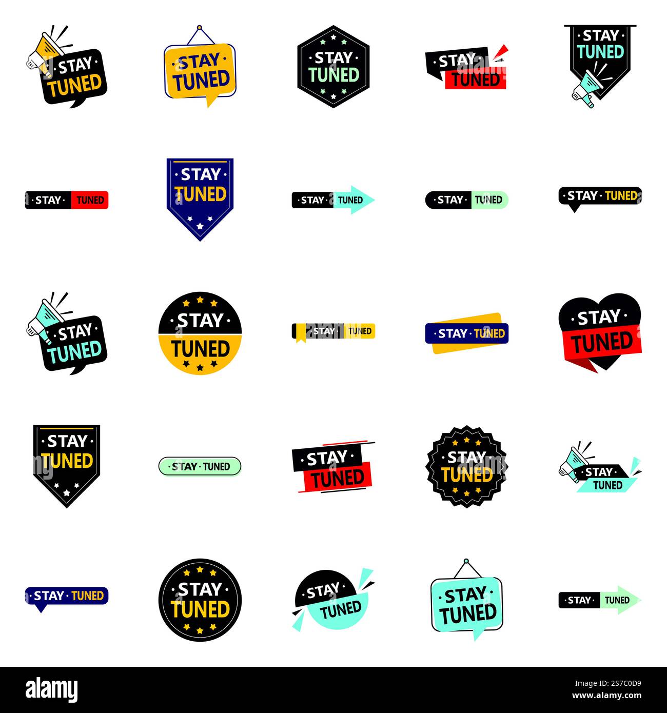 25 Modern Vector Designs for a current and refreshing look in your advertising Stock Vector ...