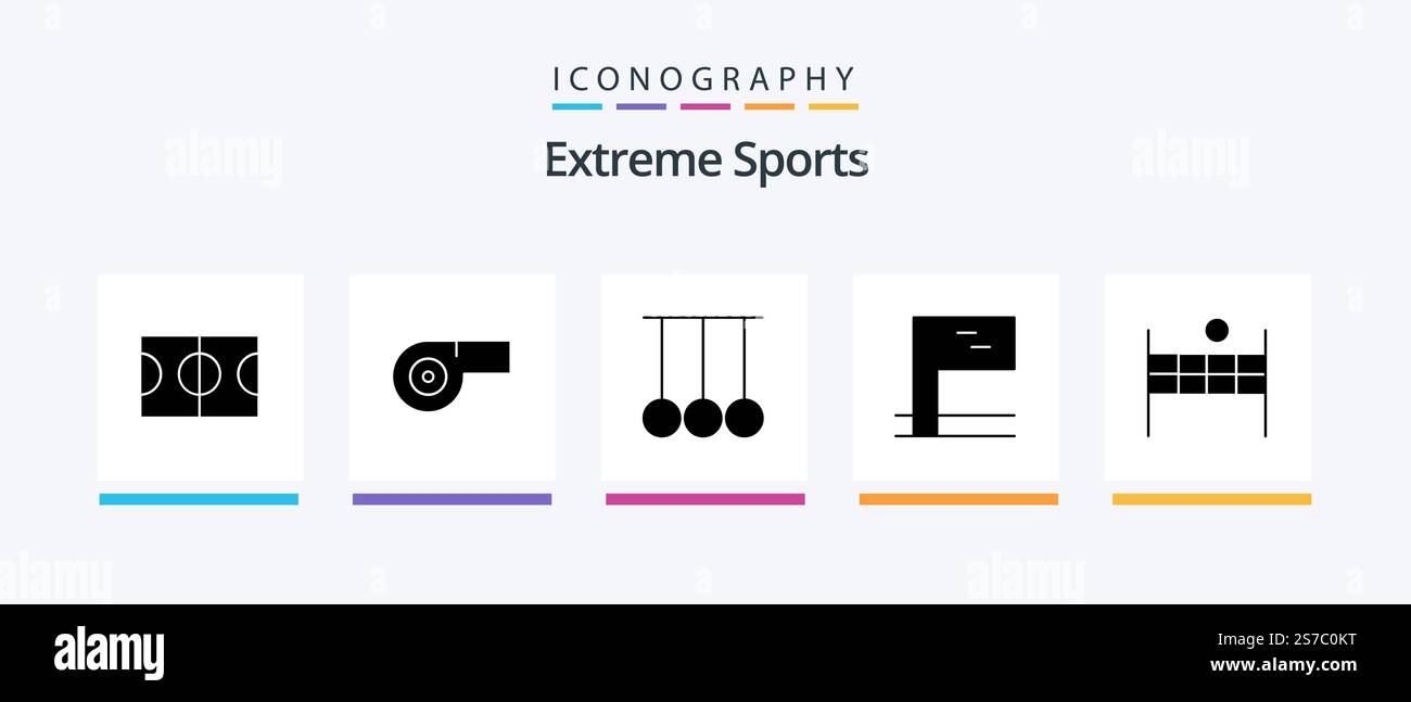 Sport Glyph 5 Icon Pack Including . sport. sport. Creative Icons Design ...