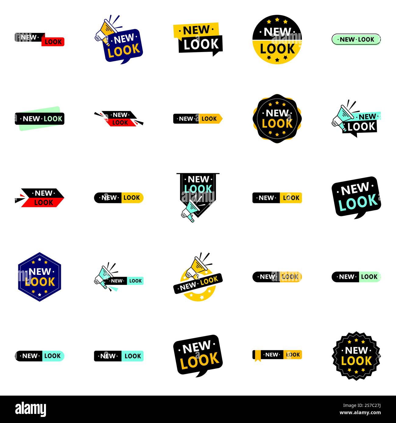 New Look 25 versatile vector images for a new brand identity Stock ...