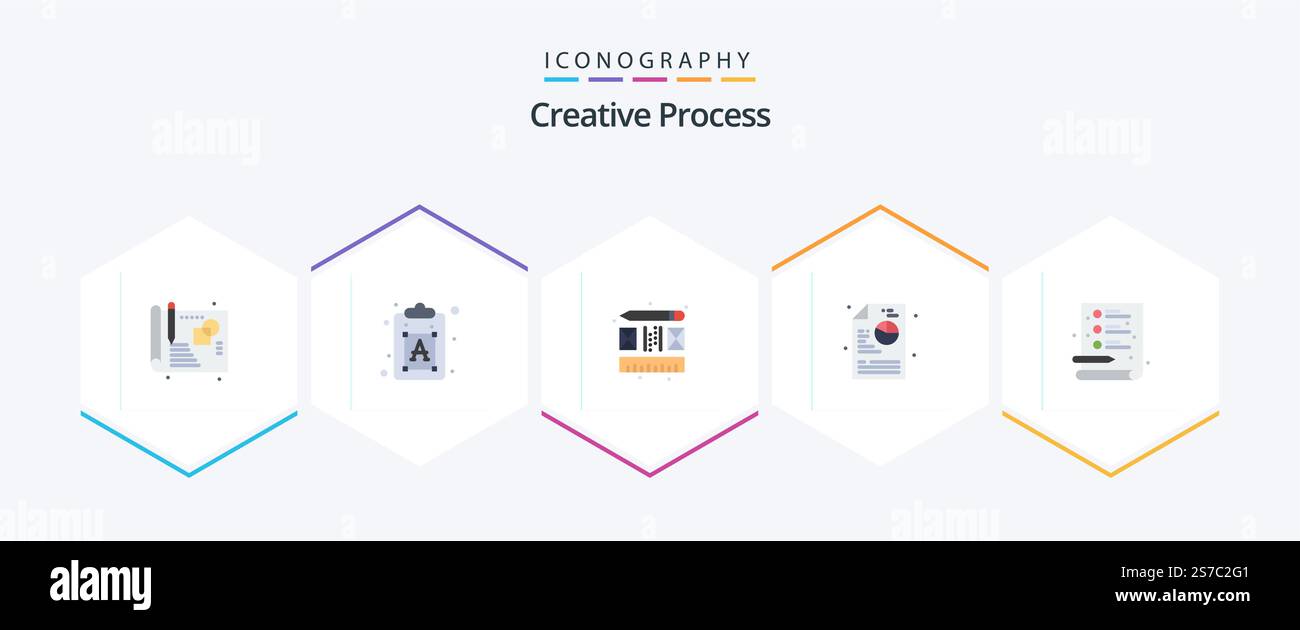 Creative Process 25 Flat icon pack including . file. process. process ...