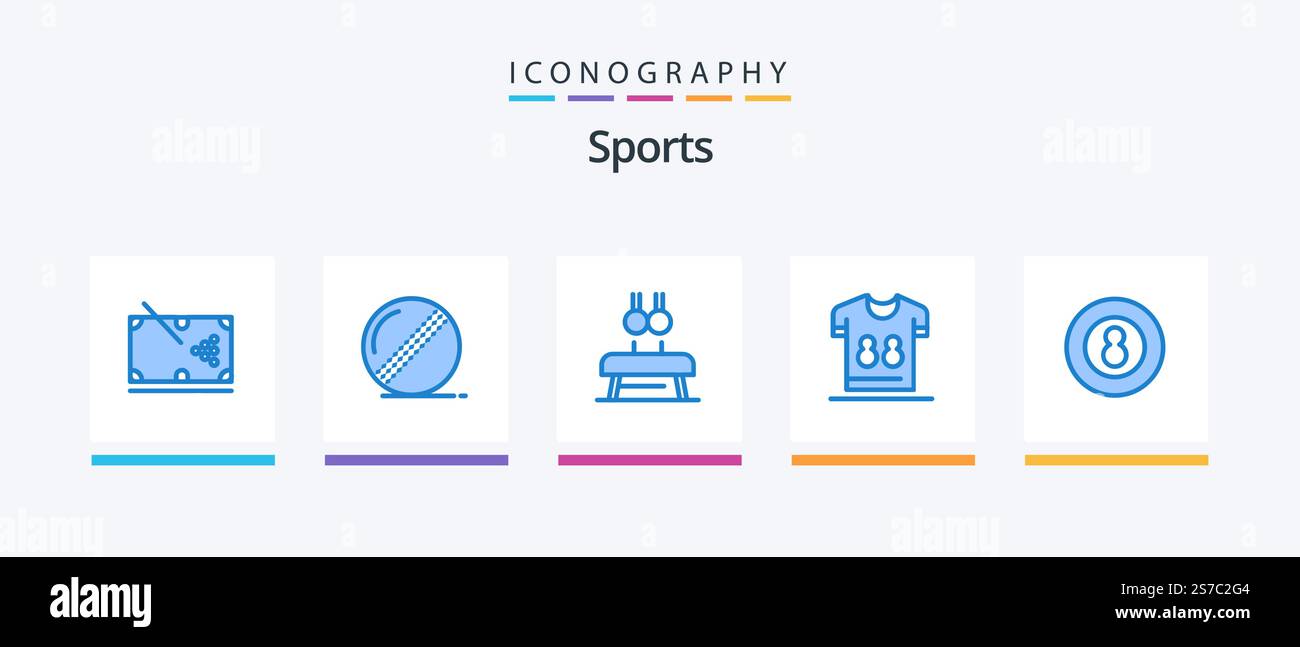 Sports Blue 5 Icon Pack Including soccer. referee. sport. football ...