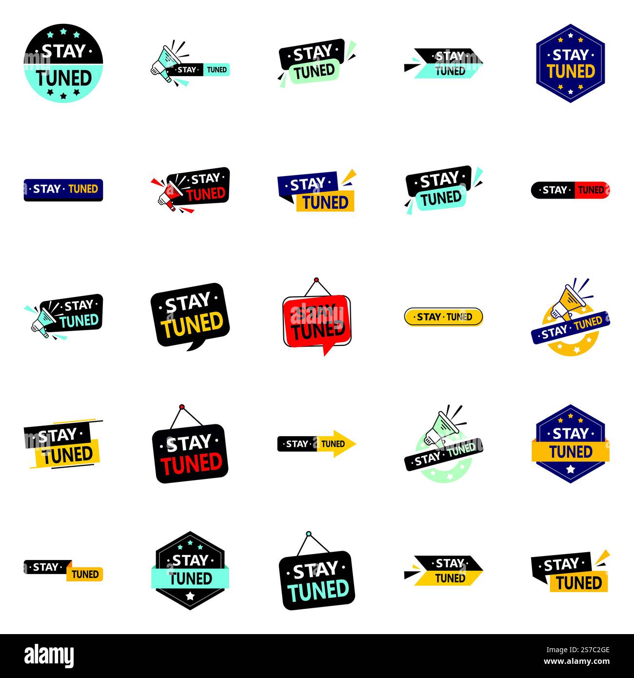 25 Unique Vector Images to Keep your audience interested Stock Vector ...