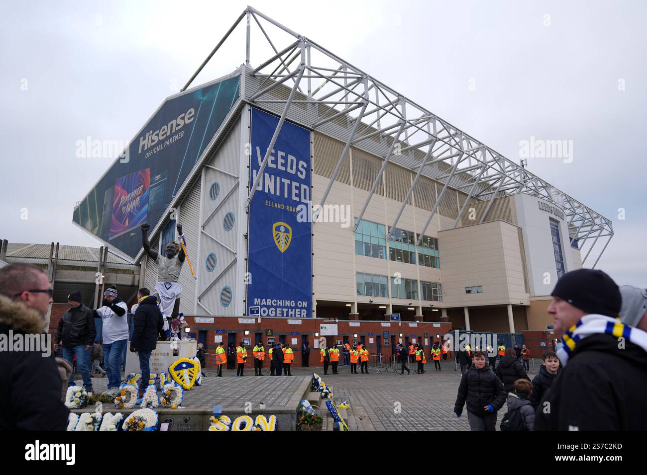 General View outside the Stadium during the Leeds United FC v Sheffield ...