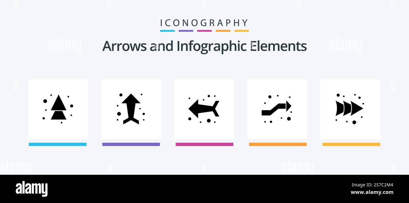 Arrow Glyph 5 Icon Pack Including . intersect. forward. Creative Icons ...
