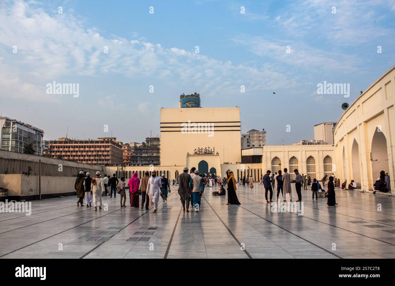 Baitul Mukarram Mosque, the National Mosque of Bangladesh Stock Photo ...