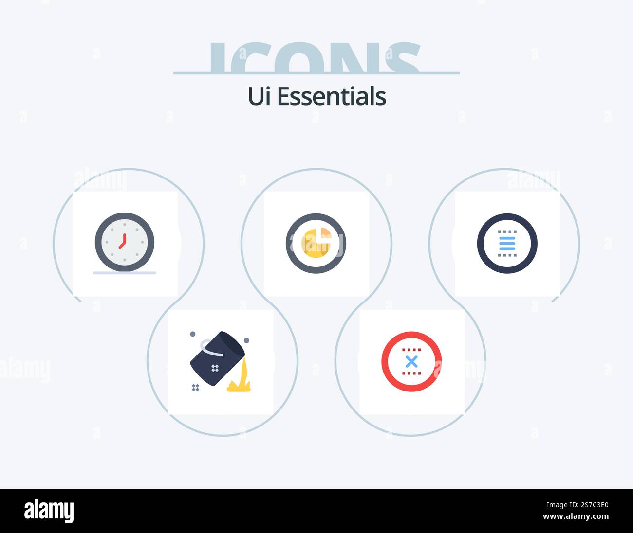 Ui Essentials Flat Icon Pack 5 Icon Design. diagram. analytics. delete ...