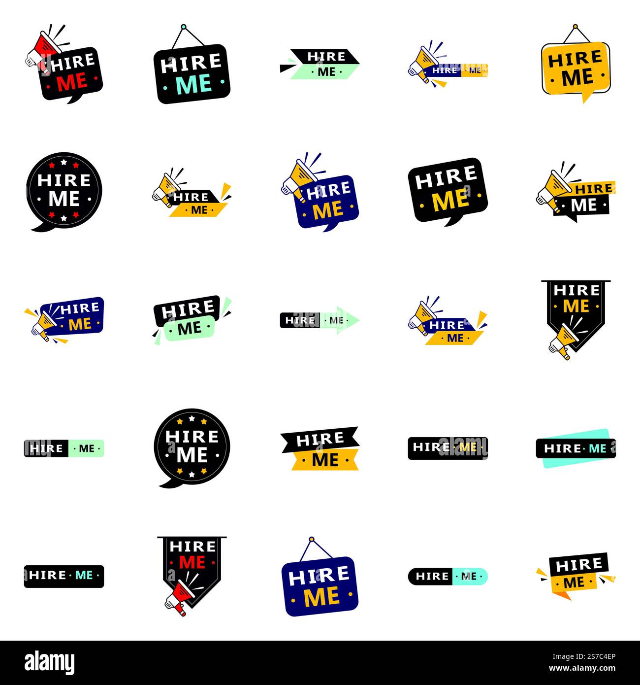 Diverse hire Stock Vector Images - Alamy