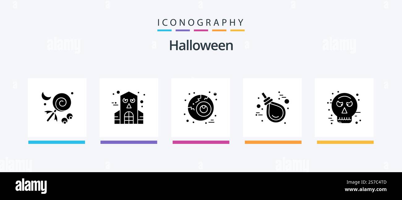 Halloween Glyph 5 Icon Pack Including guy fawkes. avatar. halloween ...