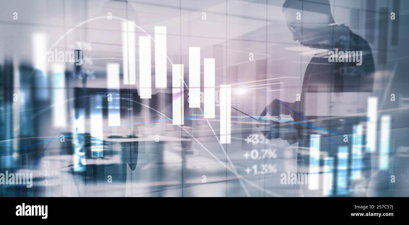 Stock Business finance investment financial graph chart Stock Photo - Alamy
