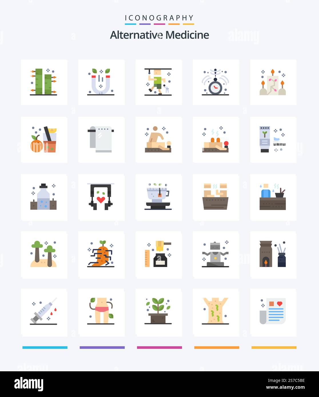 Creative Alternative Medicine 25 Flat icon pack Such As illumination ...