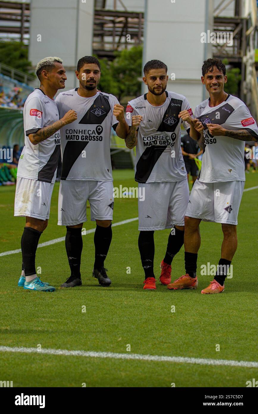 CUIABÁ, MT, USA. 18th Jan, 2025. JOGO CUIABA X MIXTO - Game between Cuiabá x Mixto, valid for ...