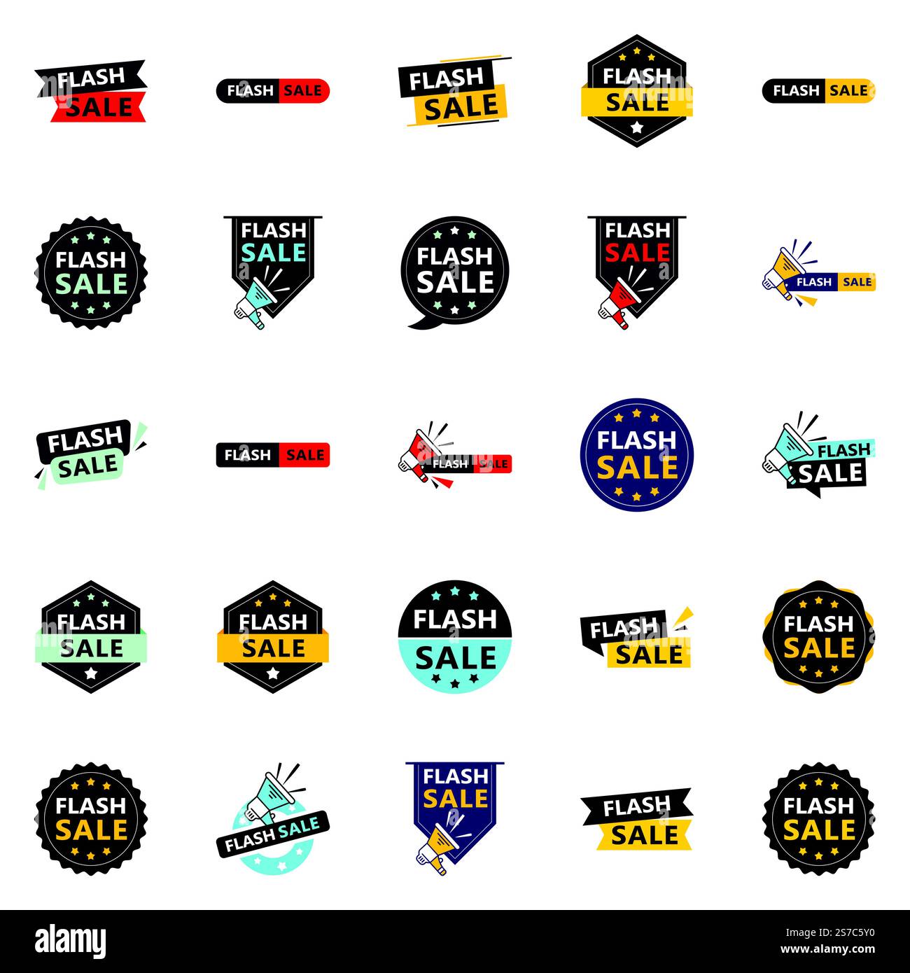 25 Dynamic Vector Designs in the Flash Sale Pack Perfect for Branding ...