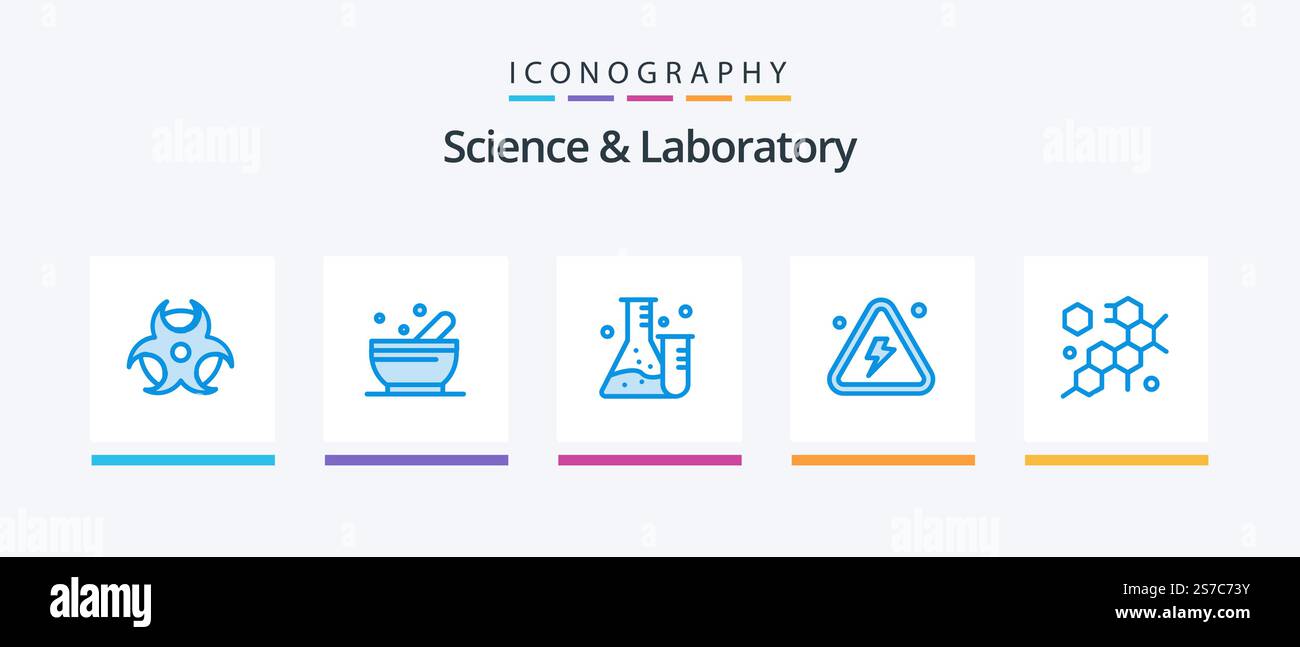Science Blue 5 Icon Pack Including science. cell. lab. science. fire ...