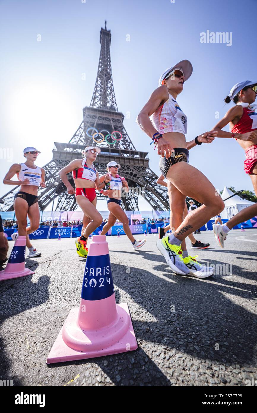 The 20 Kilometer Race Walk at the Paris 2024 Olympic Games with the ...