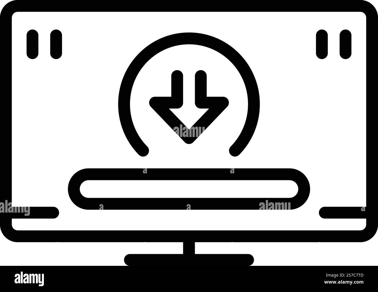 Icon for download, process Stock Vector Image & Art - Alamy