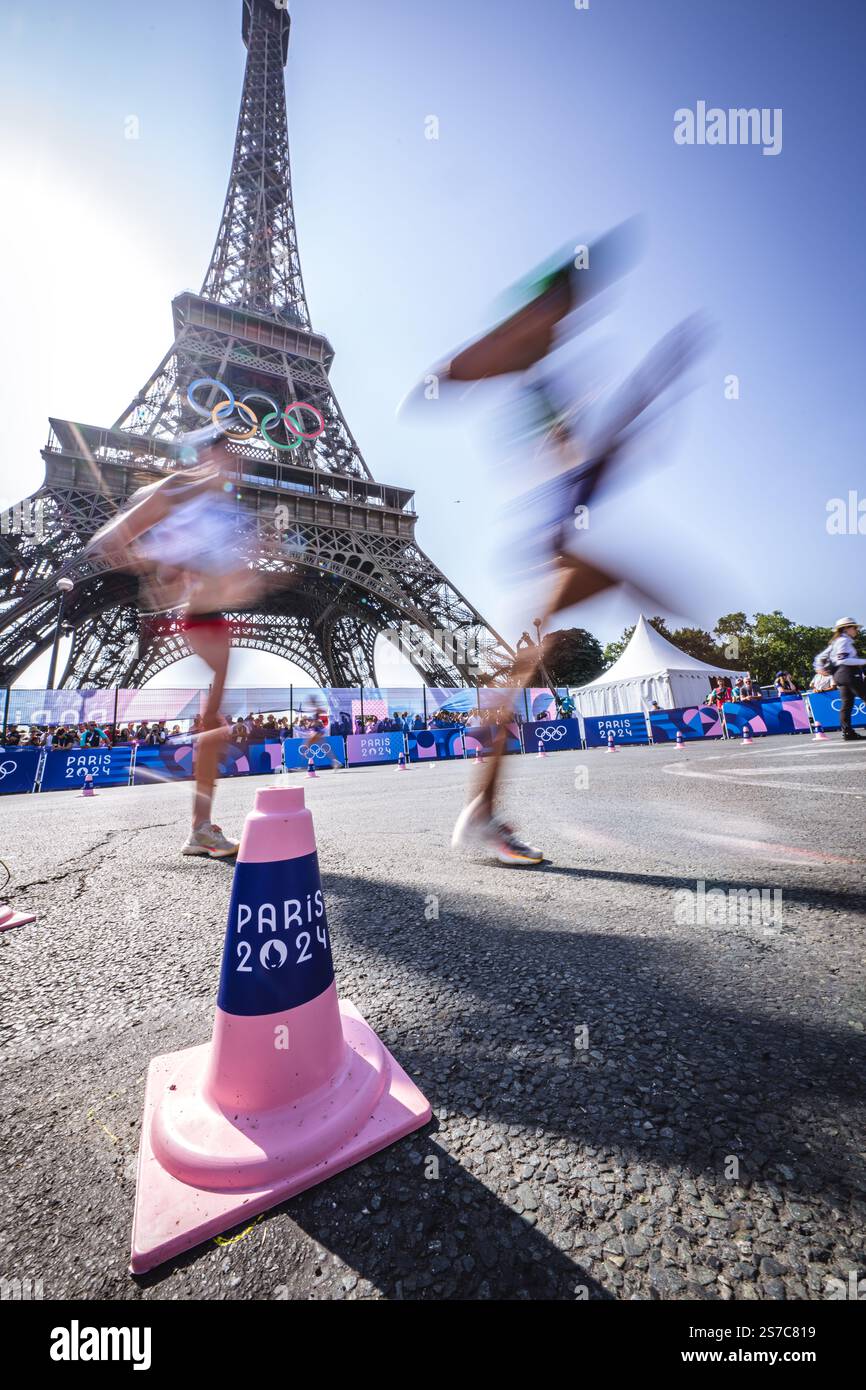 The 20 Kilometer Race Walk at the Paris 2024 Olympic Games with the ...
