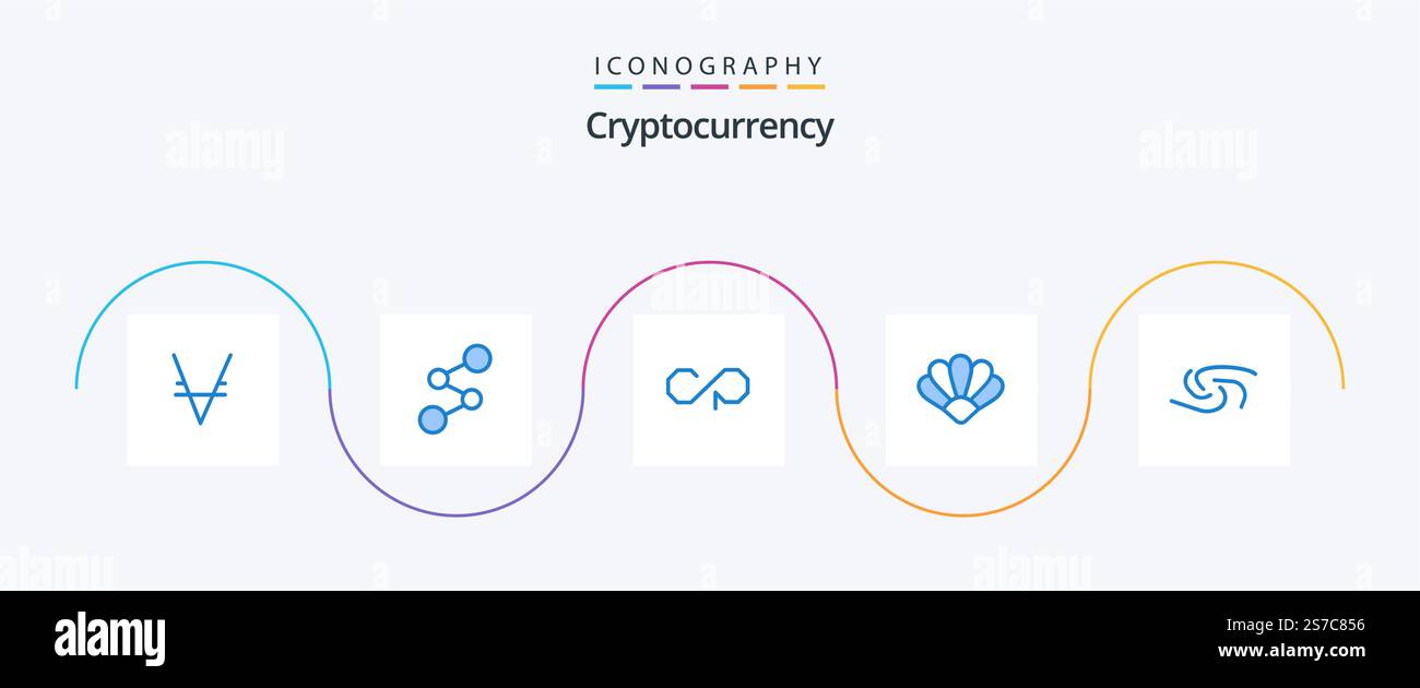 Cryptocurrency Blue 5 Icon Pack Including coin. crypto currency ...