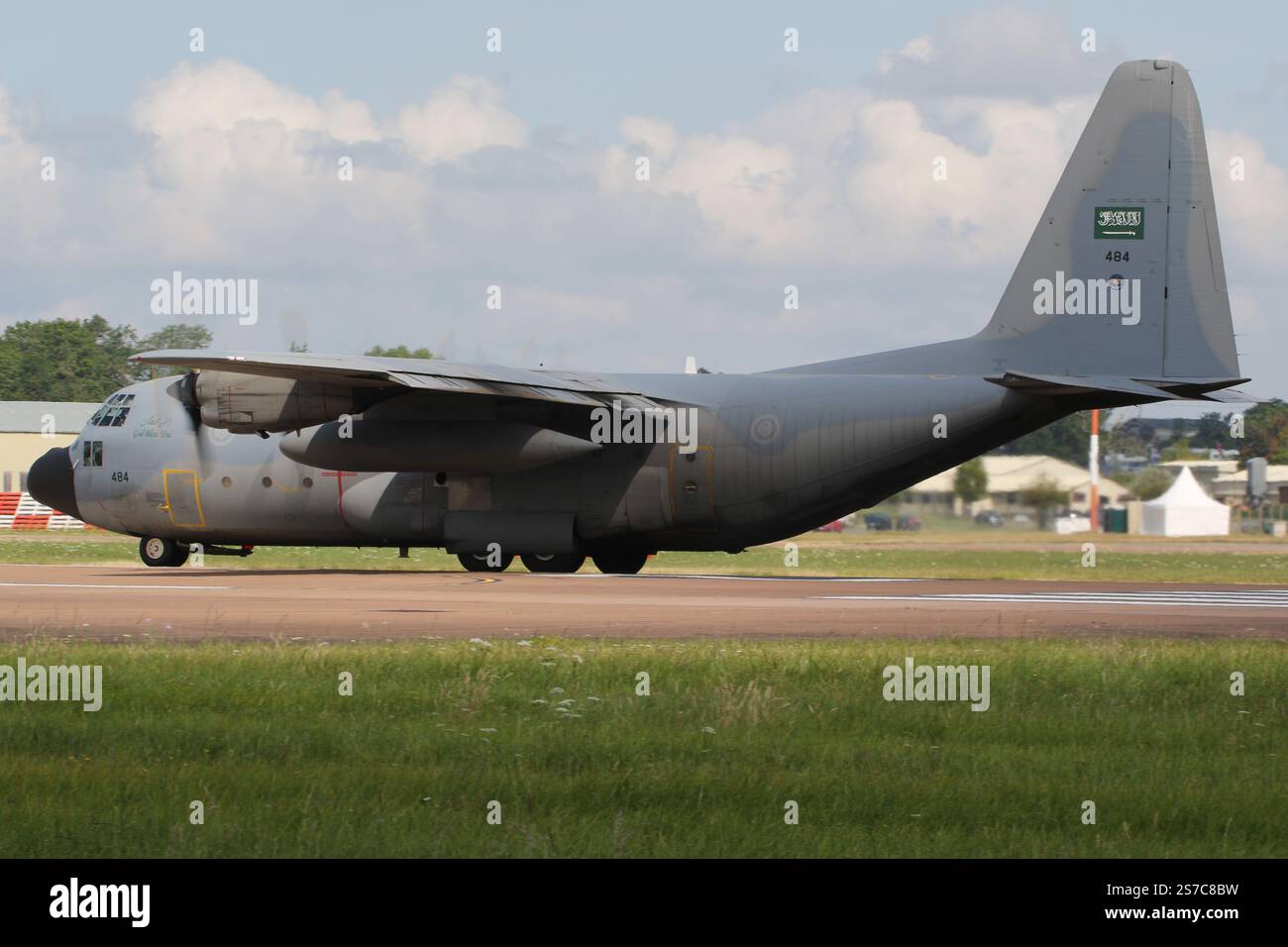 484, a Lockheed C-130H Hercules operated by the Royal Saudi Air Force ...