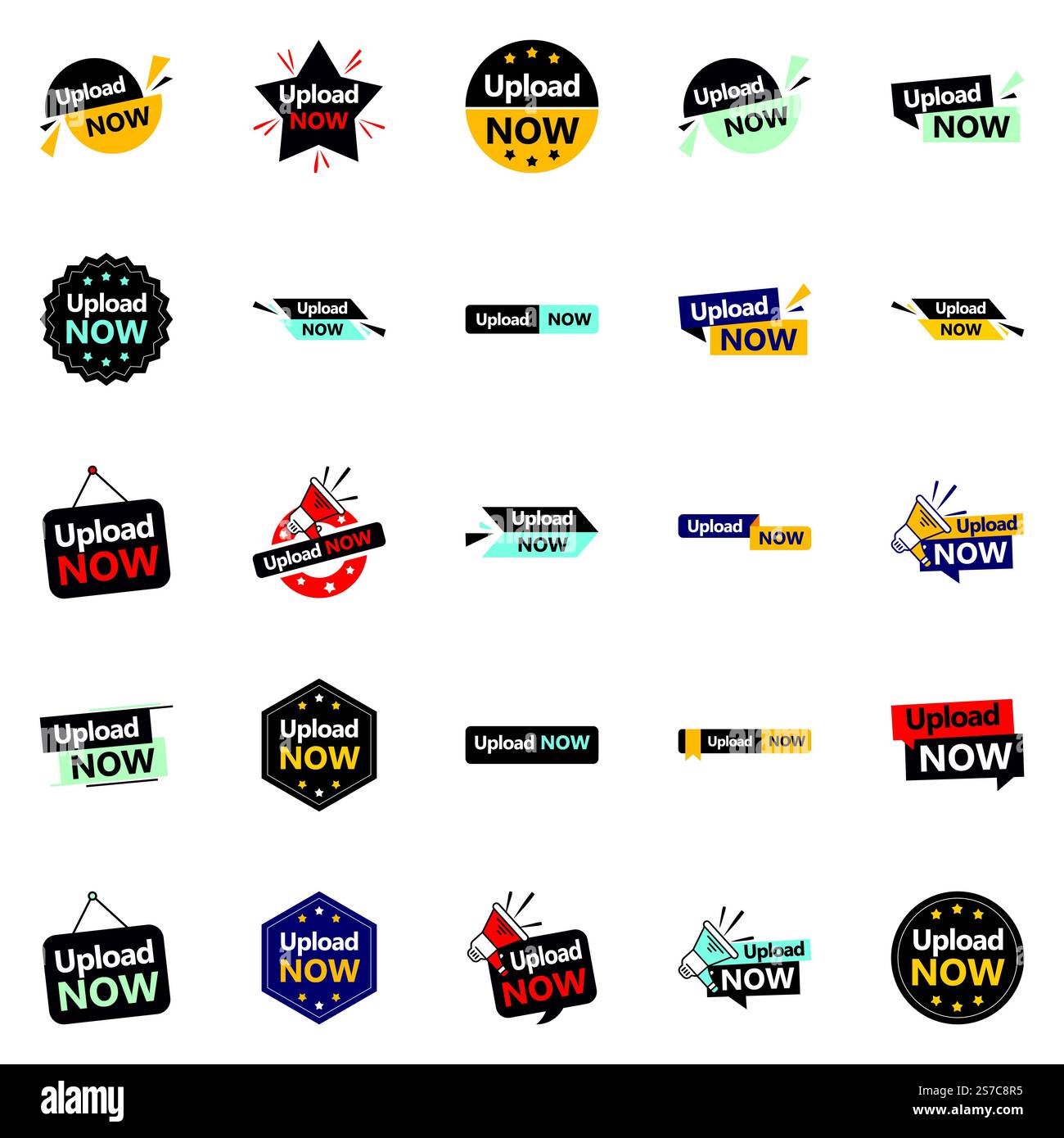 25 Premium Vector Designs in the Upload Now Pack Perfect for ...
