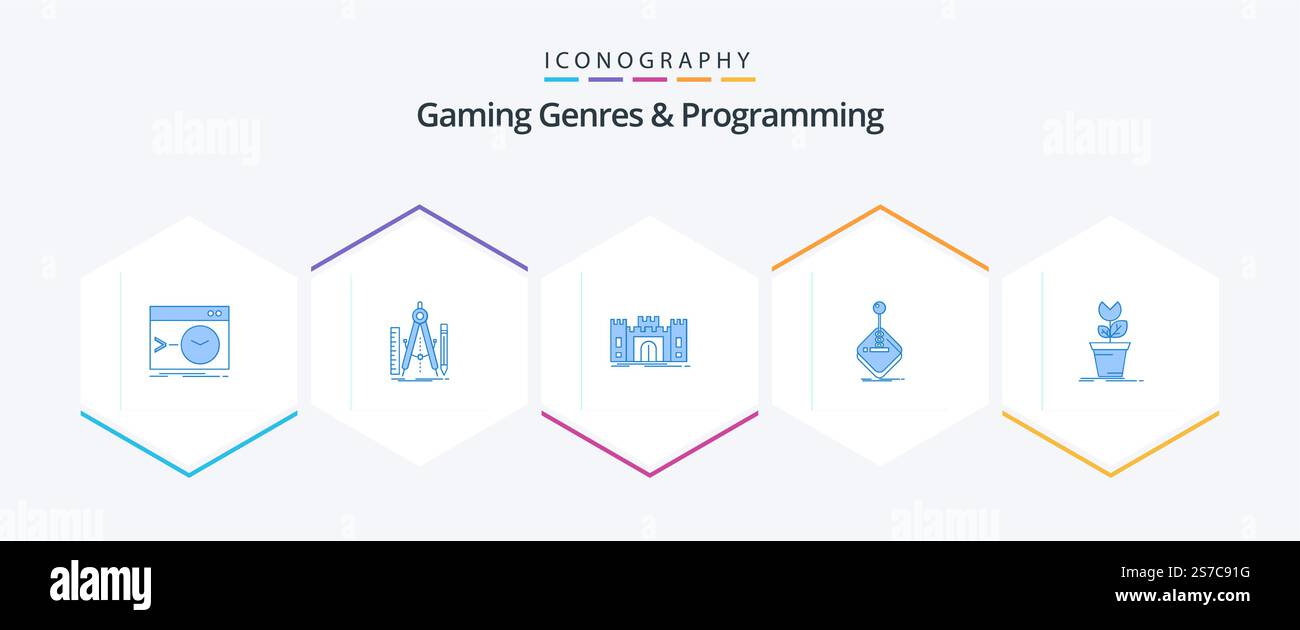 Gaming Genres And Programming 25 Blue icon pack including gaming ...