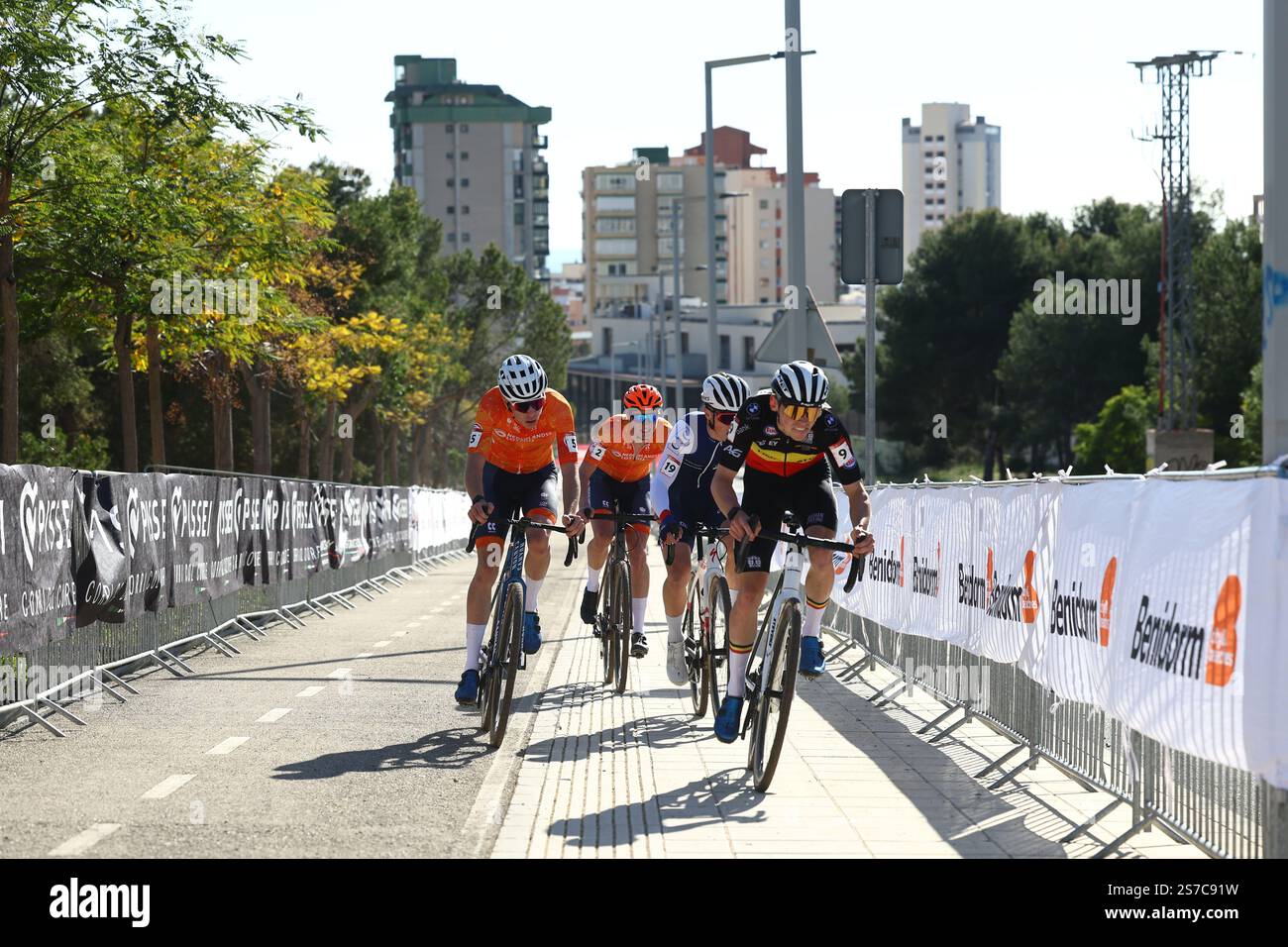 Benidorm, Spain. 19th Jan, 2025. the men's U23 race at the cyclocross ...