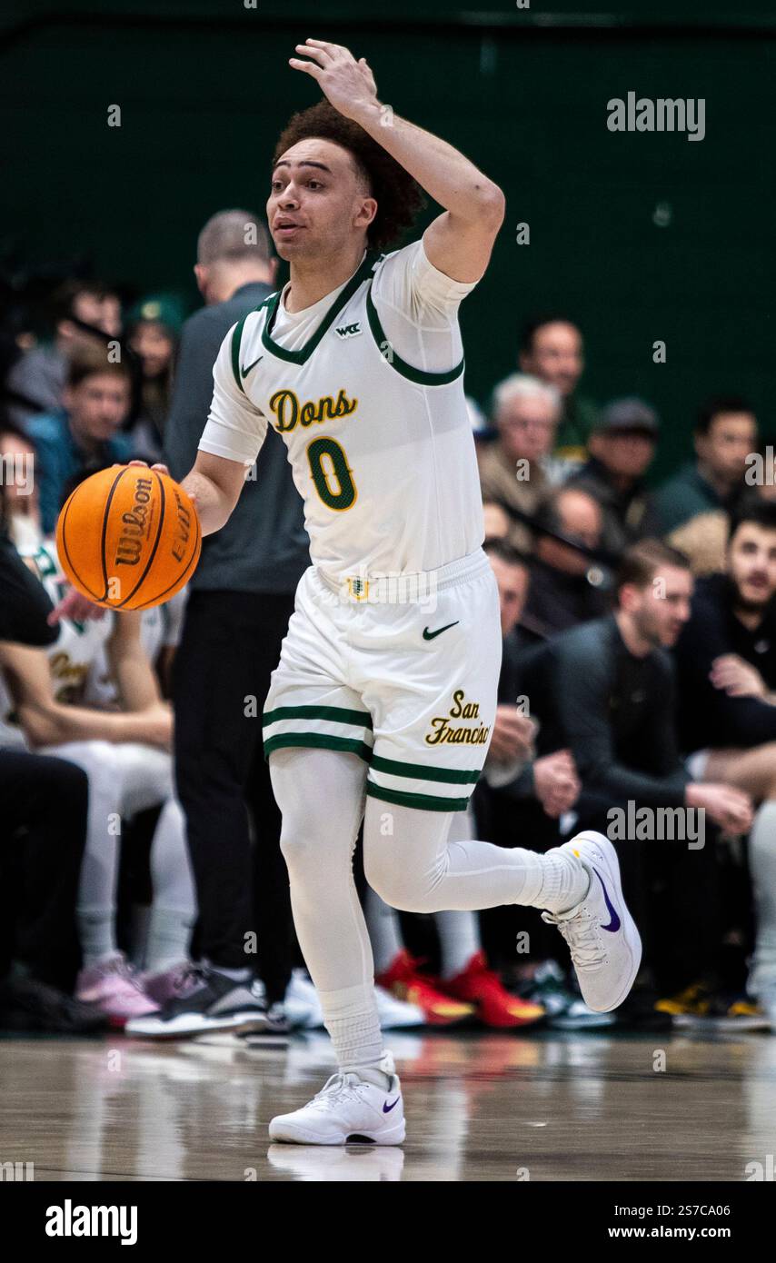 January 18 2025 San Francisco CA, U.S.A. San Francisco guard Ryan ...