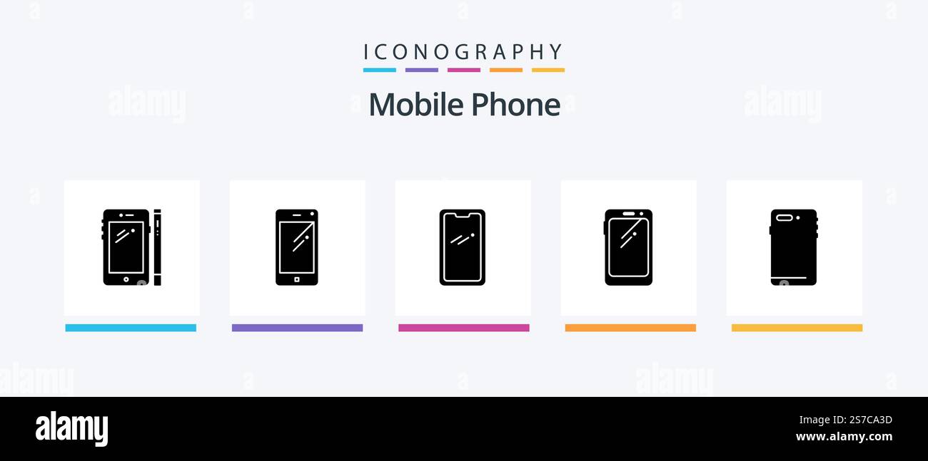 Mobile Phone Glyph 5 Icon Pack Including . huawei. camera. mobile ...