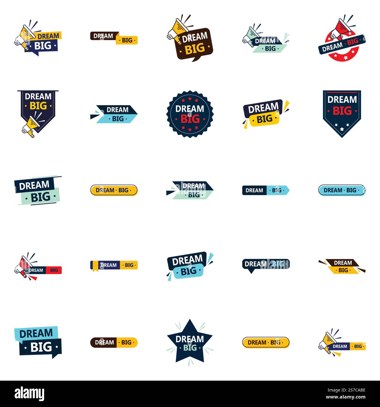 25 Versatile Vector Designs for a big dream mindset Dream Big Stock ...