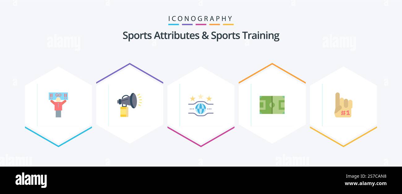 Sports Atributes And Sports Training 25 Flat icon pack including soccer ...