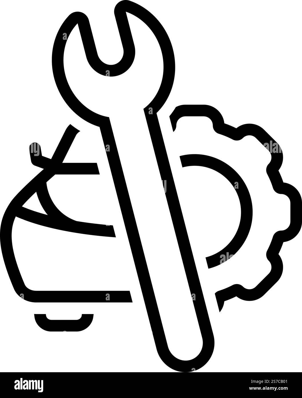 Fixing an automobile Cut Out Stock Images & Pictures - Alamy