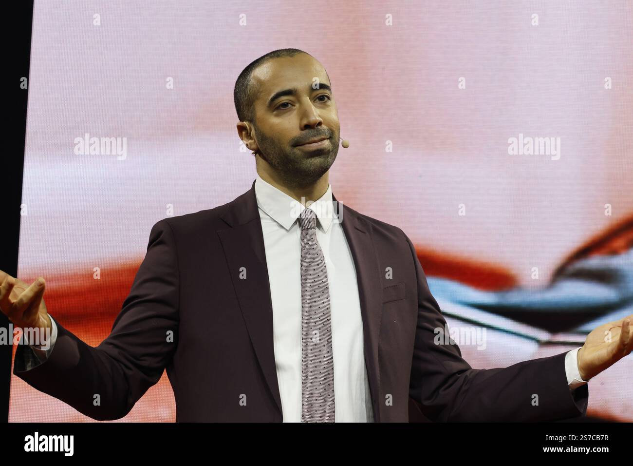 Brugge, Belgium. 19th Jan, 2025. CD&V chairman Sammy Mahdi pictured ...