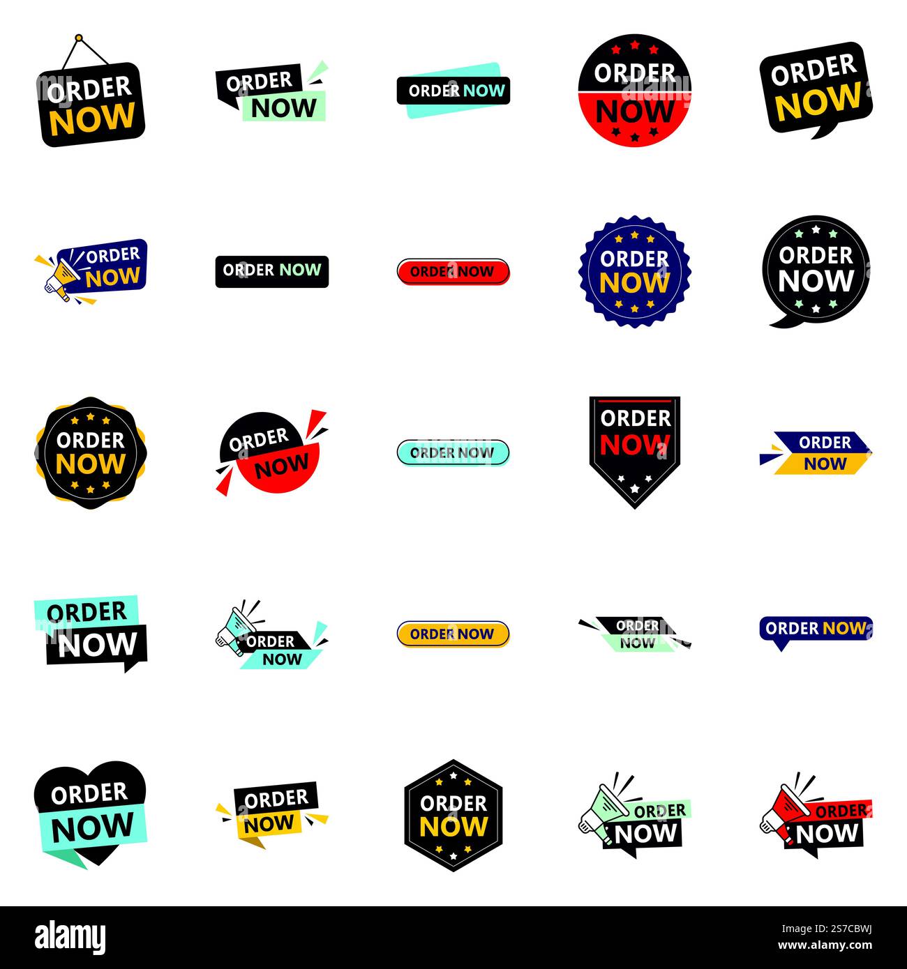 25 Eye-catching Order Now Banners to Boost Your Visibility Stock Vector ...