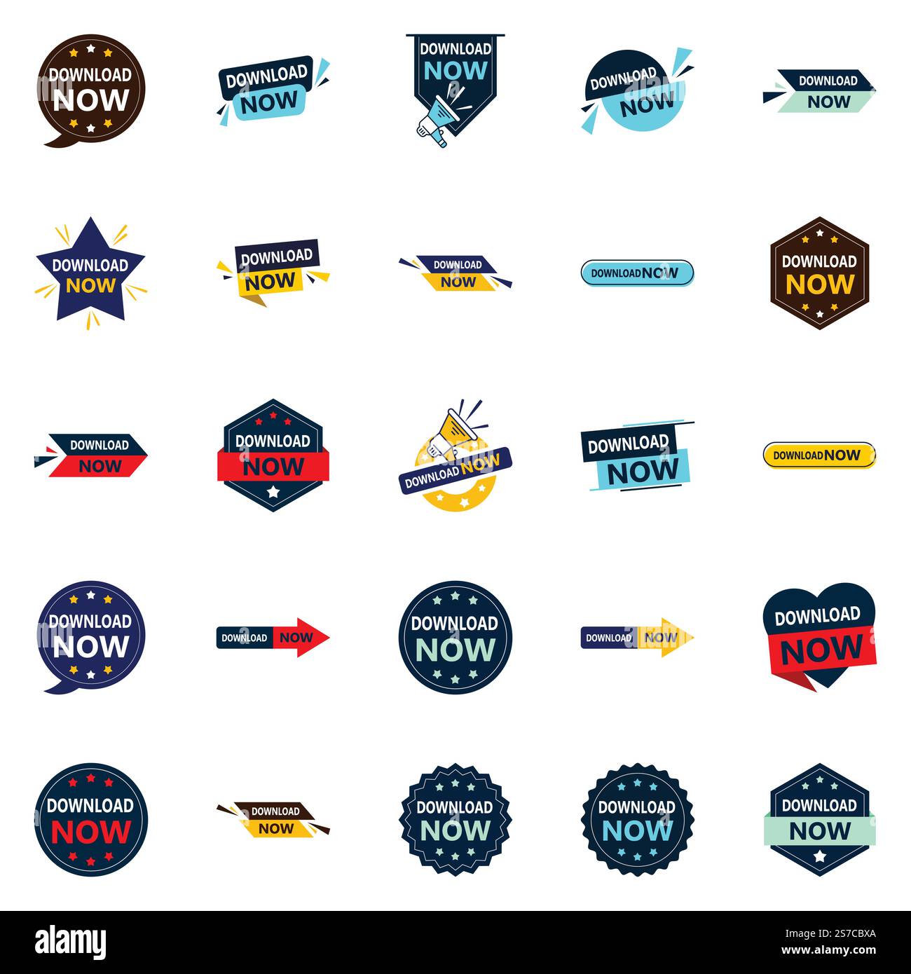 Download now pack 25 diverse design options Stock Vector Image & Art ...
