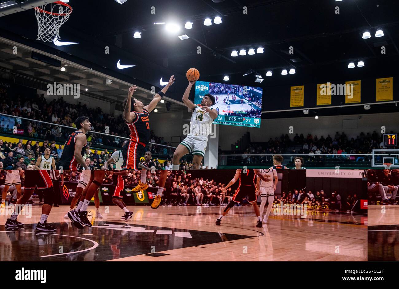 January 18 2025 San Francisco CA, U.S.A. San Francisco forward Veniamin ...