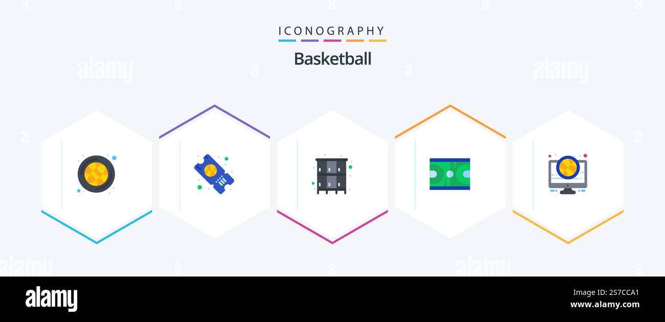 Basketball 25 Flat icon pack including basketball. olympic. locker. nba ...