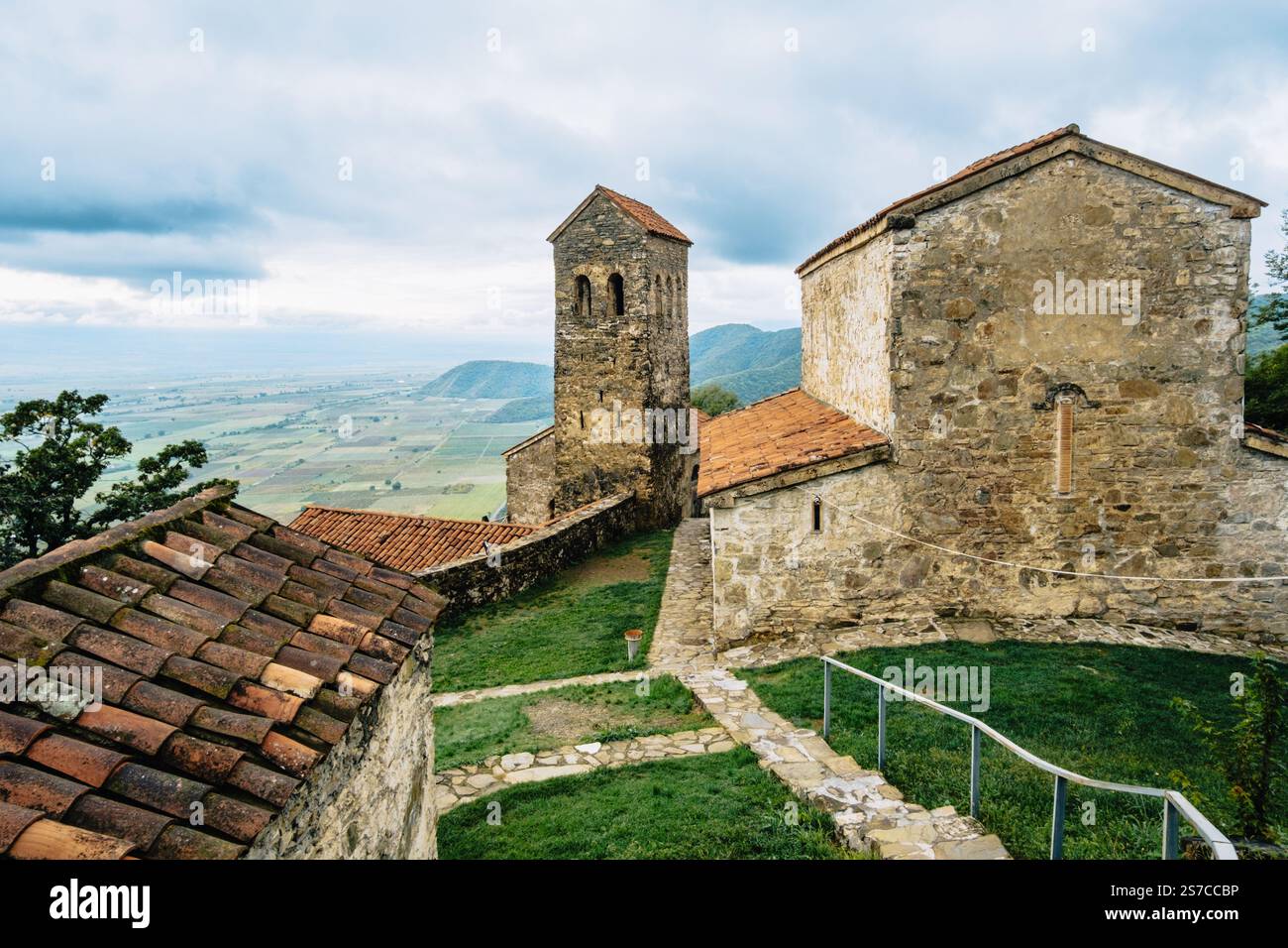 Ancient Nekresi Monastery in Kakheti, Georgia. A historic stone complex ...