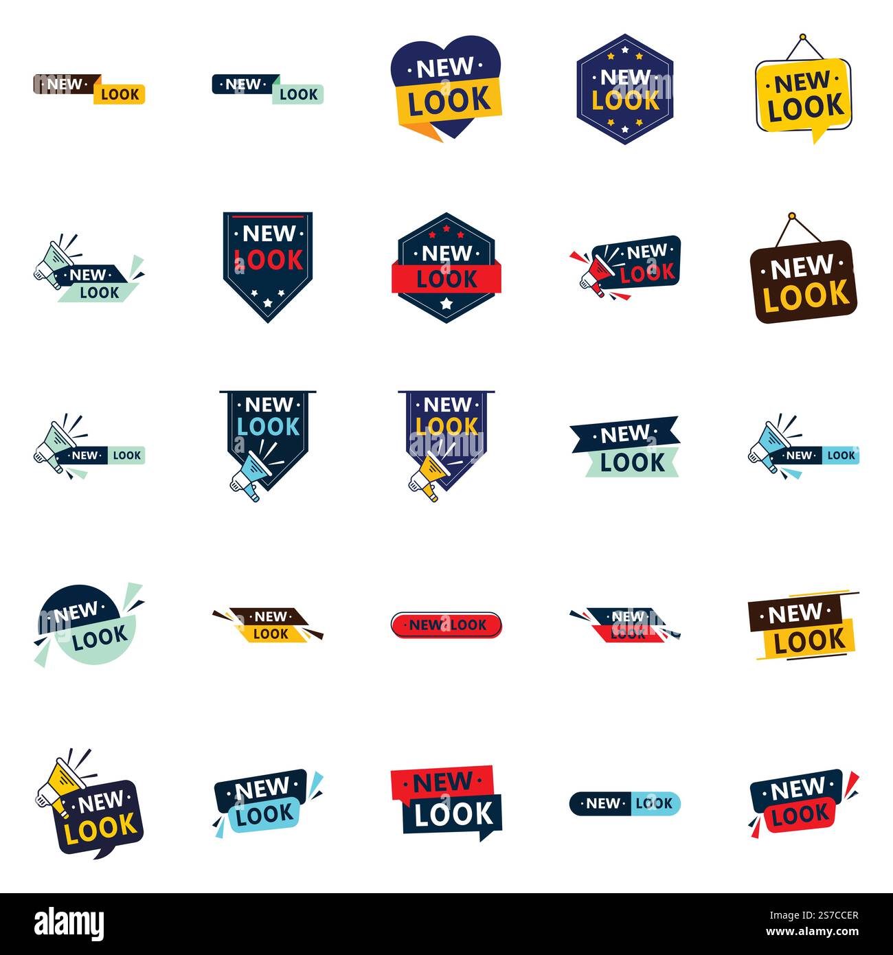 25 professional vector designs for a new look in your marketing Stock ...