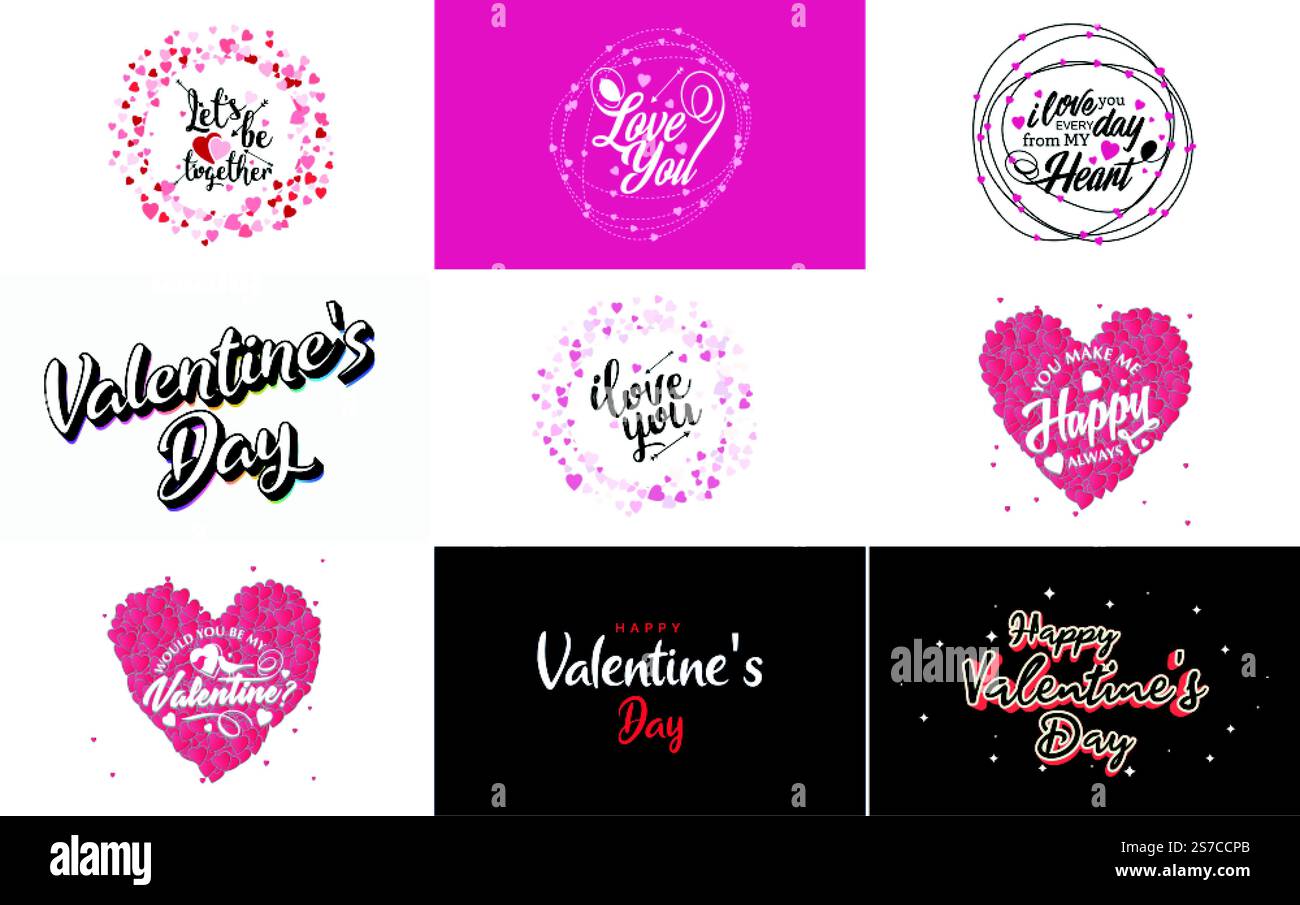I Love You hand-drawn lettering with a heart design. suitable for use ...