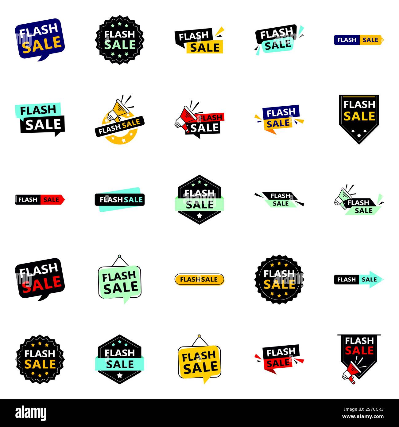 The Flash Sale Vector Collection 25 Dynamic Designs for Product and ...