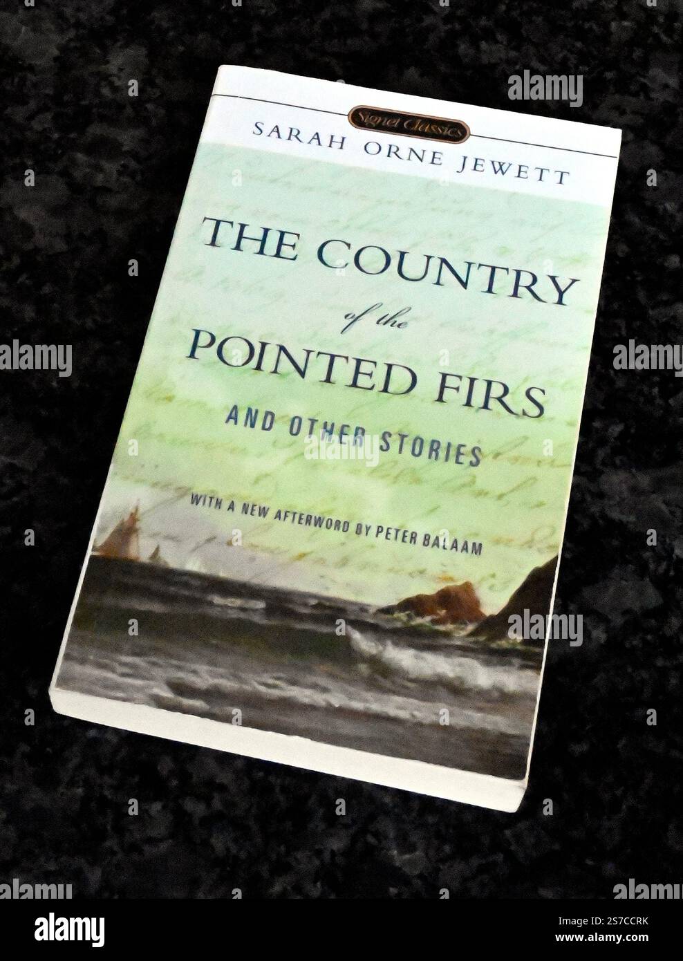 Book cover."The Country of the Pointed Firs" by Sarah Orne Jewett Stock ...