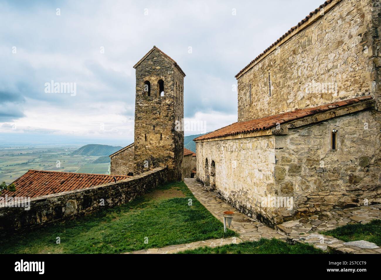 Ancient Nekresi Monastery in Kakheti, Georgia. A historic stone complex ...