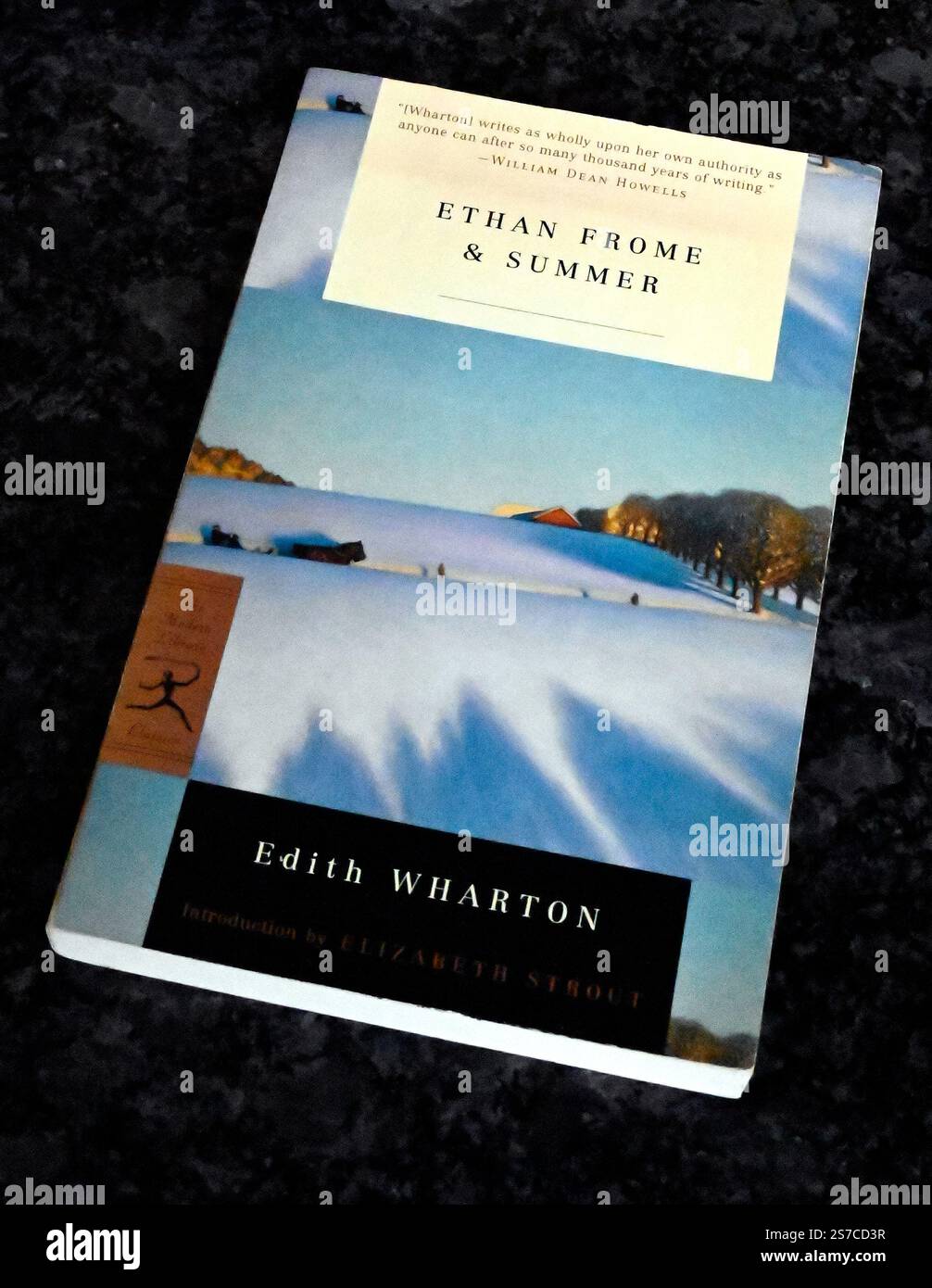Book cover. "Ethan Frome & Summer" by Edith Wharton Stock Photo - Alamy