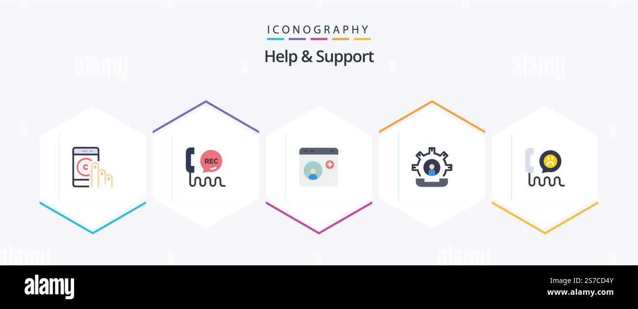 Help And Support 25 Flat icon pack including help. communication ...
