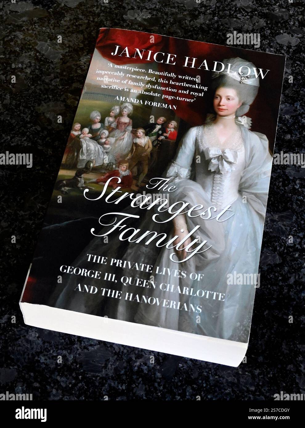 Book Cover. "The Strangest Family, the private lives of George III ...