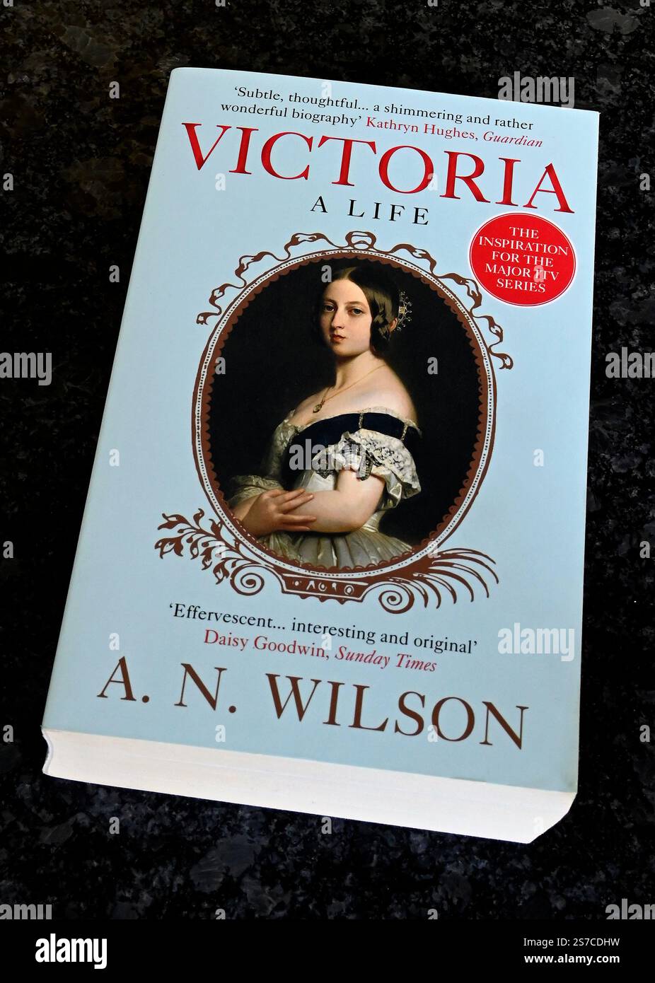 Book cover. "Victoria A Life" by A.N.Wilson Stock Photo - Alamy